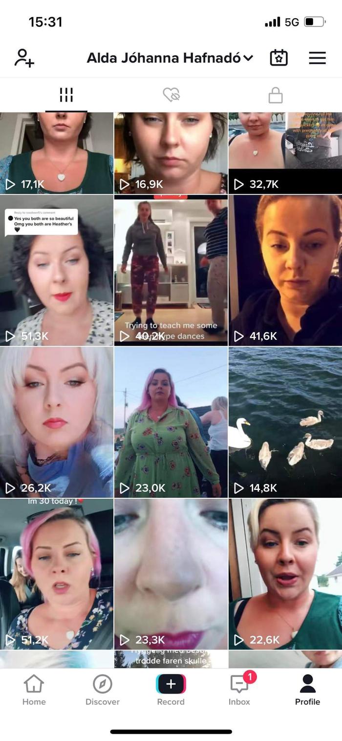 Alda Jóhanna Hafnadóttir's portfolio content